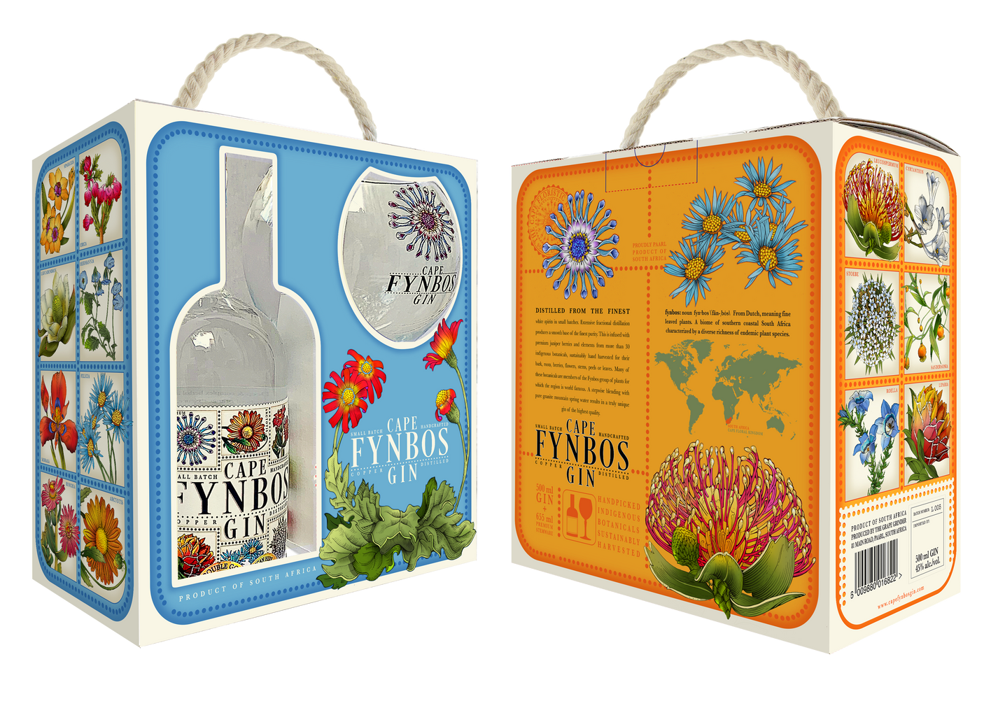 Cape Fynbos Gin & Glass Gift Pack - 500ml – Drink Cape Fynbos